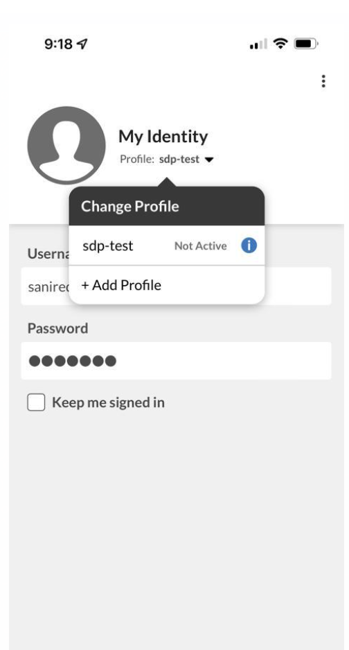 Upgrading an Appgate Client to v6.x on an iOS Device from v5.x