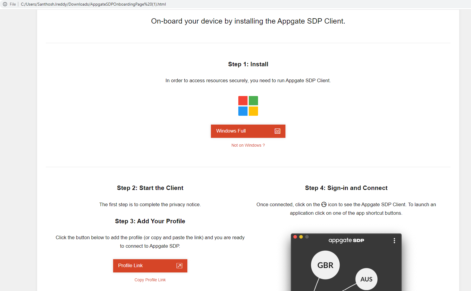 Upgrading an Appgate Client to v6.x on an iOS Device from v5.x