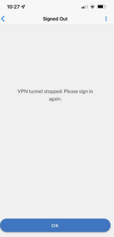 Upgrading an Appgate Client to v6.x on an iOS Device from v5.x